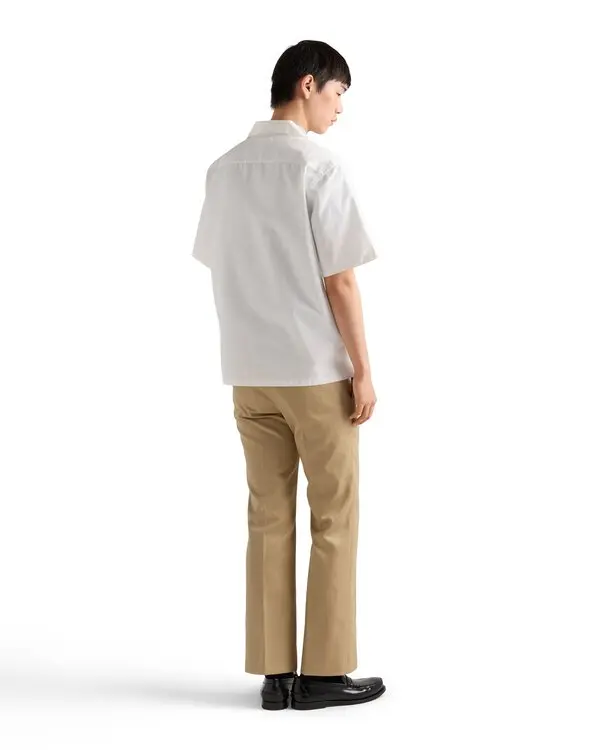 Prada Printed Cotton Bowling Hirt