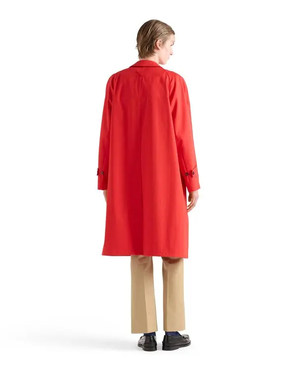 Prada Cotton Trumpet Flare Pants