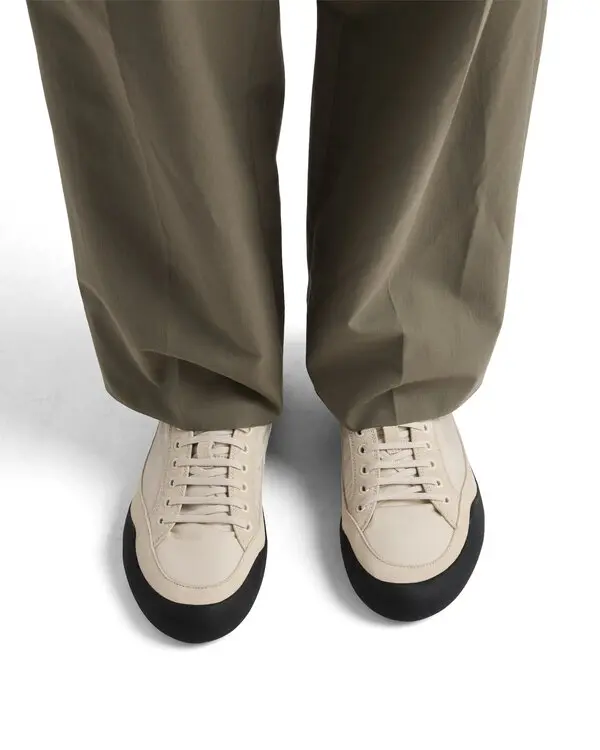 Prada Speedrock Re-nylon And Suede Sneakers