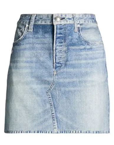 Rag & Bone Mini Denim Pencil Skirt - Blue