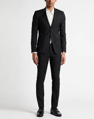 Emporio Armani David Line Suit Size Virgin Wool - Black