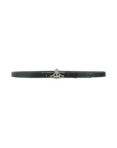 VIVIENNE WESTWOOD Cow Leather Belt - Black