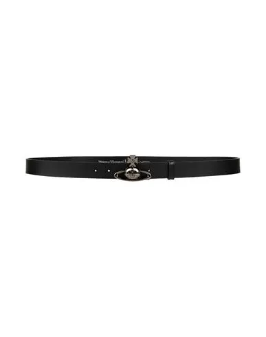 VIVIENNE WESTWOOD Cow Leather Belt - Black