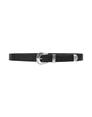 DIESEL Cow Leather Belt - Black