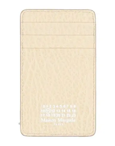 MAISON MARGIELA Cardholder Cow Leather - Beige