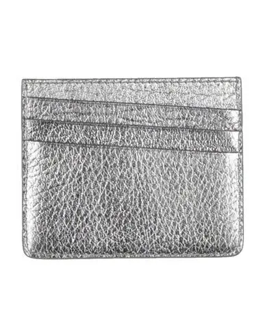 MAISON MARGIELA Cardholder Cow Leather - Silver
