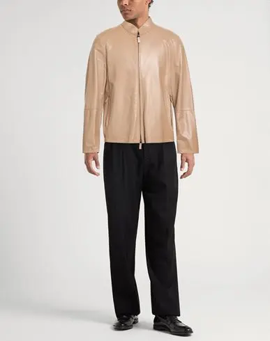 Emporio Armani Camel Lambskin Jacket