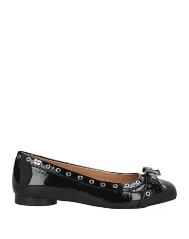 GANNI Ballet Flats In Synthetic Material - Black