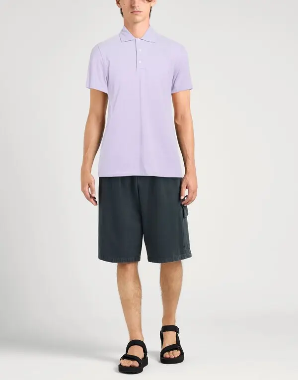 Isaia Polo Shirt Size Cotton - Purple