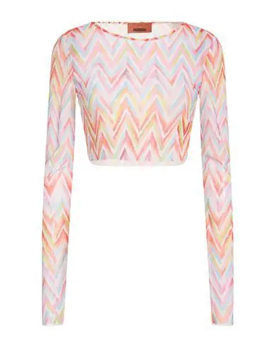 Missoni Printed Tulle Crop Top
