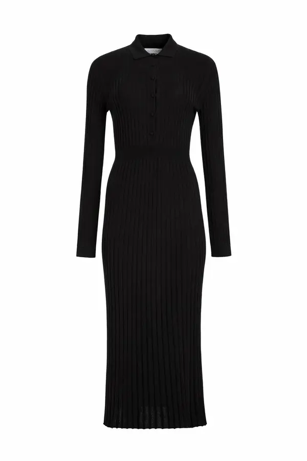 Gabriela Hearst Ardor Knit Maxi Dress - Black