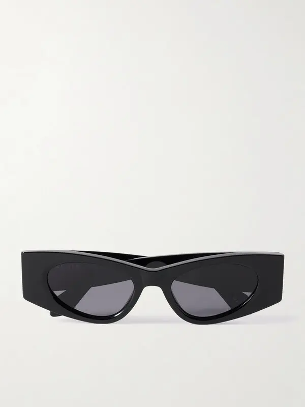 Alaïa Cat-eye Acetate Sunglasses - Black