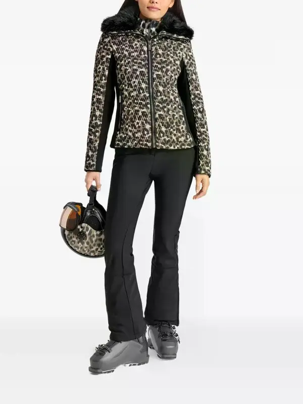 Fusalp Leopard-print Ski Jacket