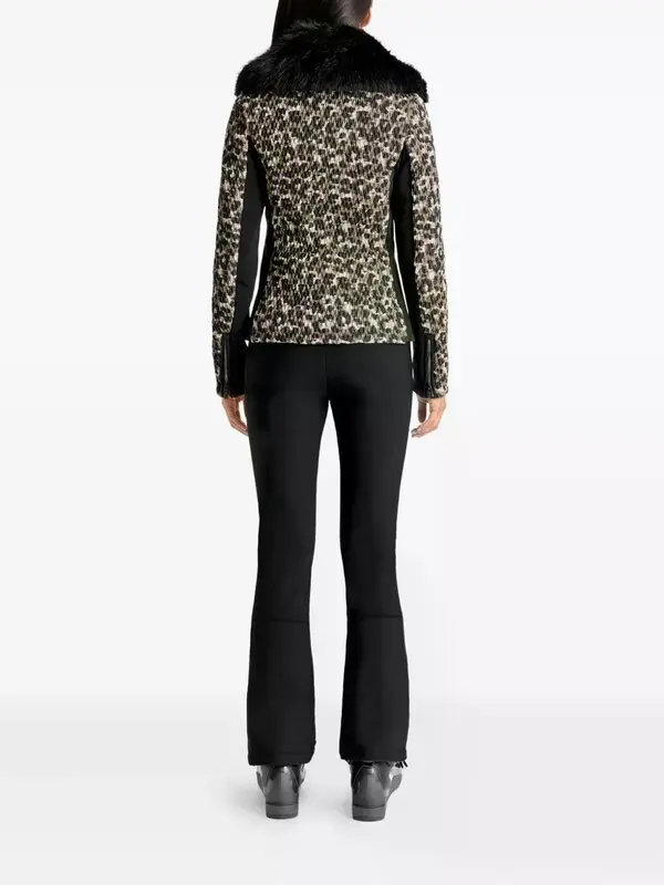 Fusalp Leopard-print Ski Jacket