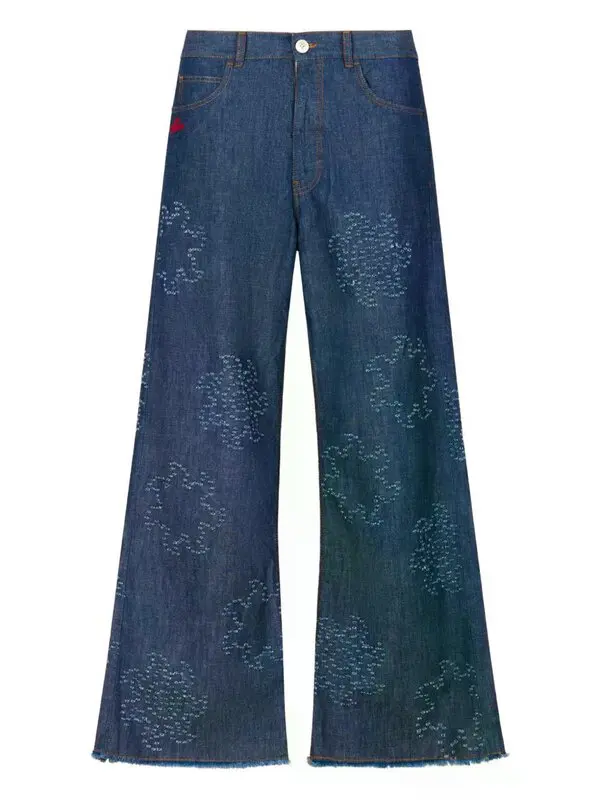Marni Five-pocket Frayed Jeans