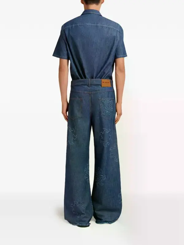 Marni Five-pocket Frayed Jeans