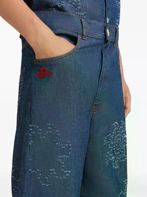Marni Five-pocket Frayed Jeans