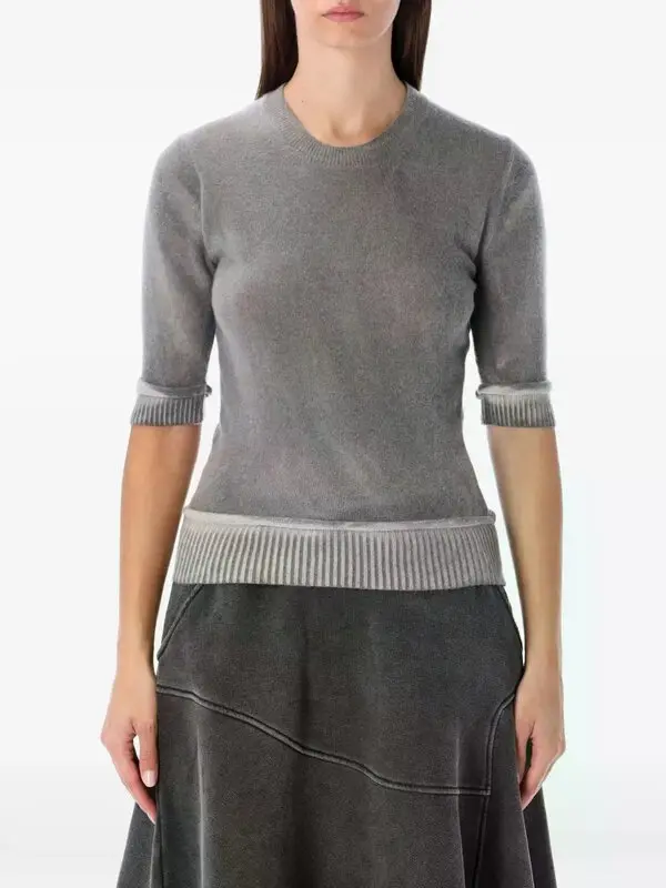 Our Legacy Ribbed-details T-shirt
