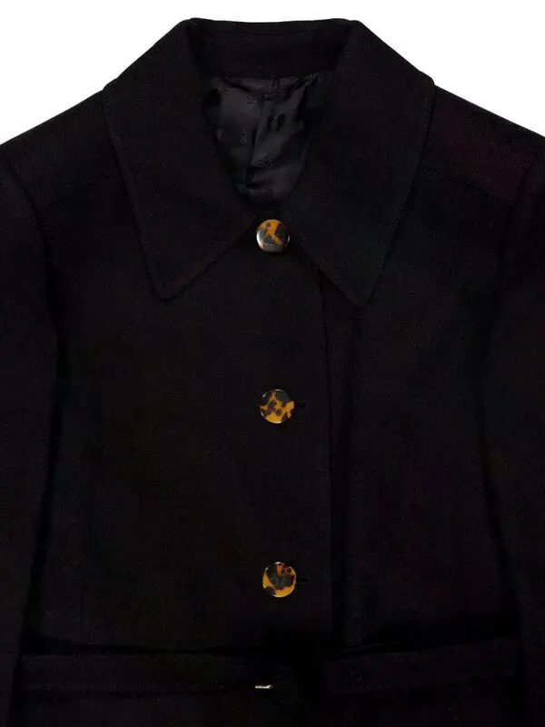 BLAZÉ MILANO Luna Belted Jacket - Black