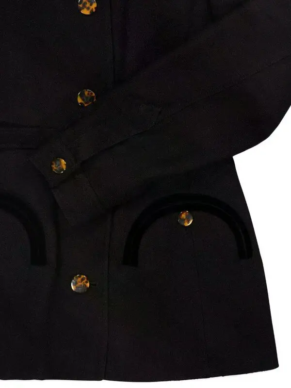 BLAZÉ MILANO Luna Belted Jacket - Black