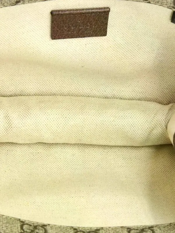 Gucci Neo Vintage Flap Messenger Gg Coated Canvas Small - Brown