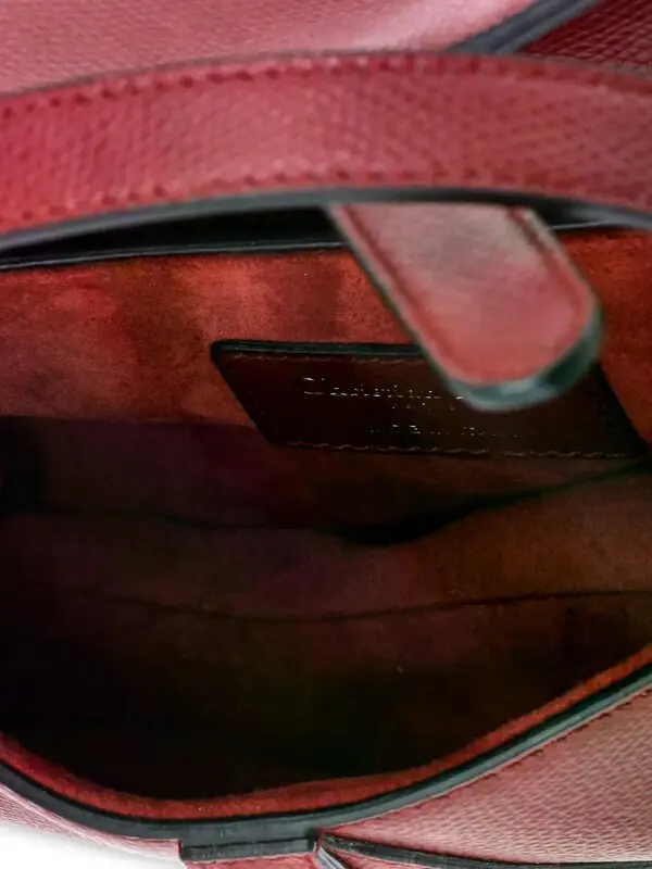 Dior Saddle Mini Shoulder Bag - Red