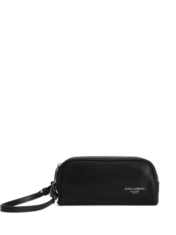 Dolce & Gabbana Printed Toiletry Bag - Black