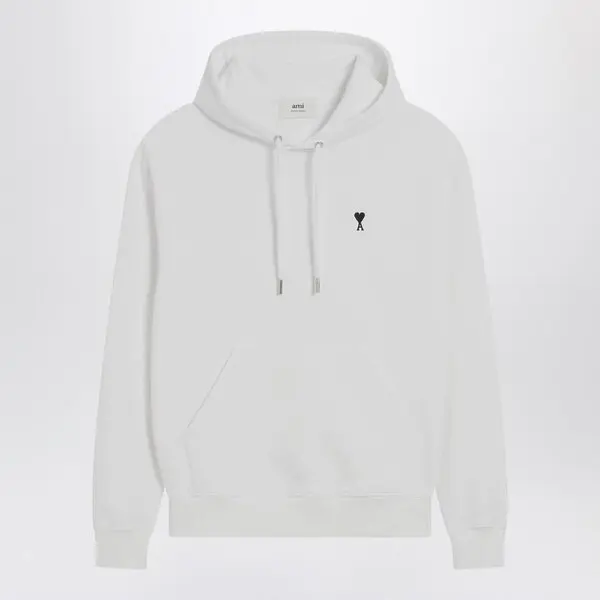 Ami De Coeur Hooded Sweatshirt - White