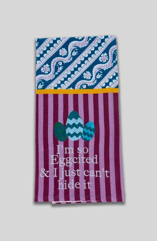 FURBISH Dish Towel - So Eggcited