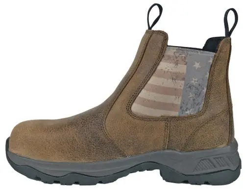 HOSS BOOT COMPANY Hoss Old Glory Distressed Composite Toe Work Boots
