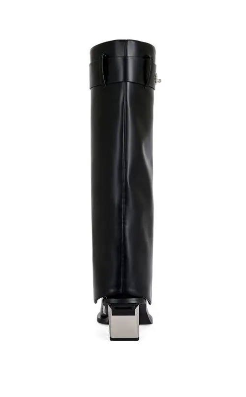 AZALEA WANG Chrono Block Heel Boots