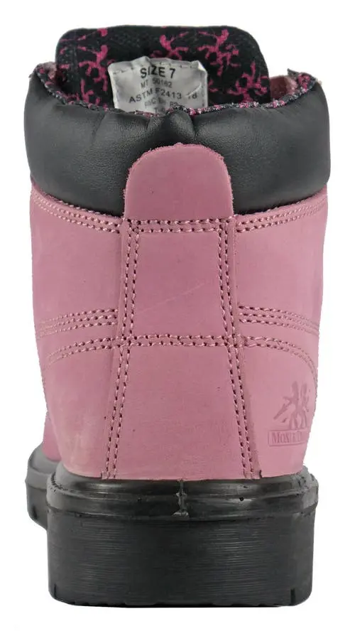 MOXIE TRADES Moxie Angelina Composite Toe Work Boots - Pink