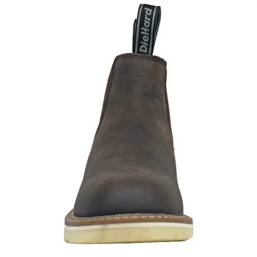 DIEHARD Colt Goodyear Welt Work Chelsea Boot - Brown