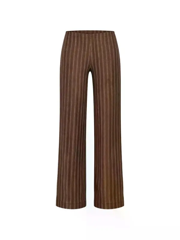 REFORMATION Petite Vida Low-rise Trousers - Brown