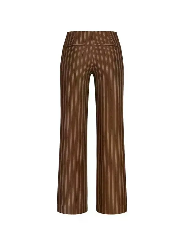 REFORMATION Petite Vida Low-rise Trousers - Brown