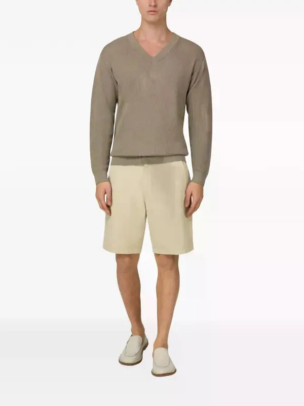Boggi Milano Straight-leg Bermuda Shorts