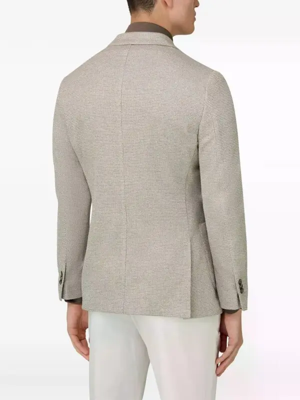 Boggi Milano Textured Patch-pocket Blazer - Neutrals