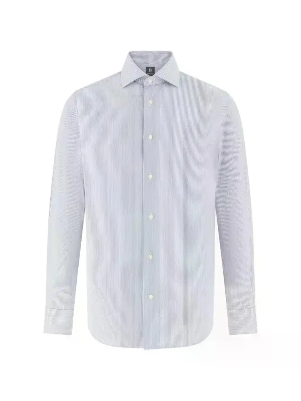 Boggi Milano Windsor-collar Striped Shirt