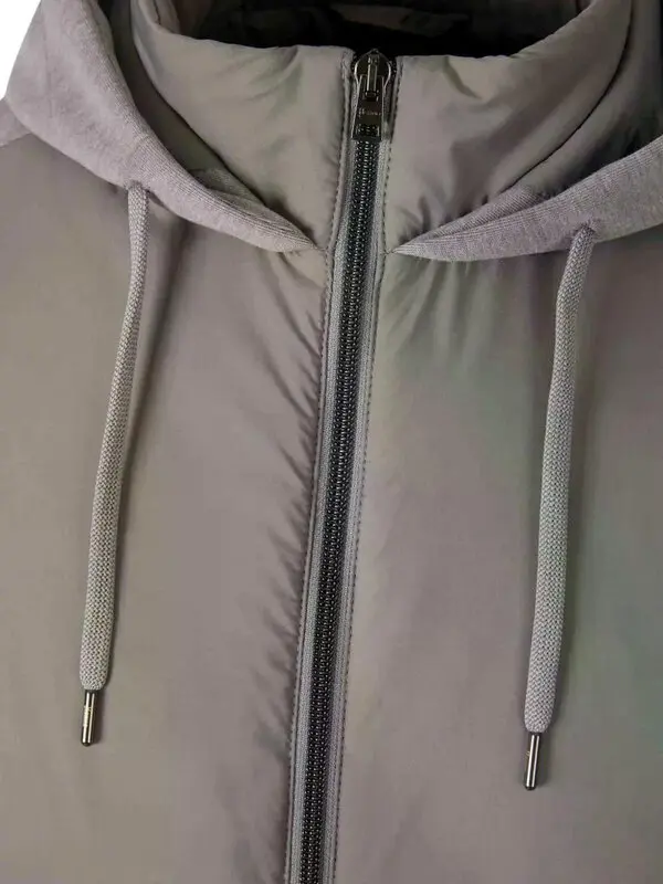 Herno Hooded Zip Sweater