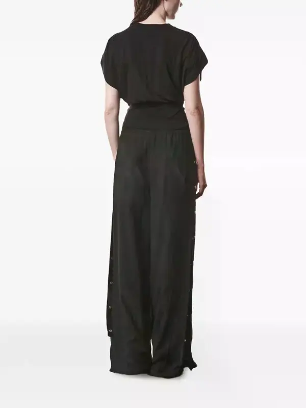 THOM KROM Gathered T-shirt - Black