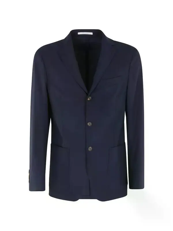 Eleventy Single-breasted Blazer - Blue