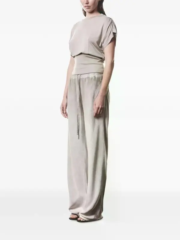 THOM KROM Gathered T-shirt - Grey