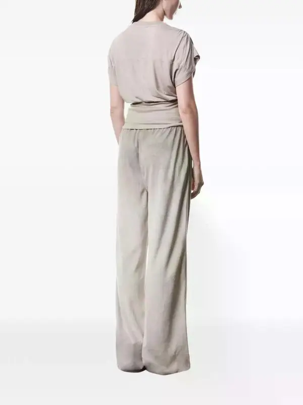 THOM KROM Gathered T-shirt - Grey