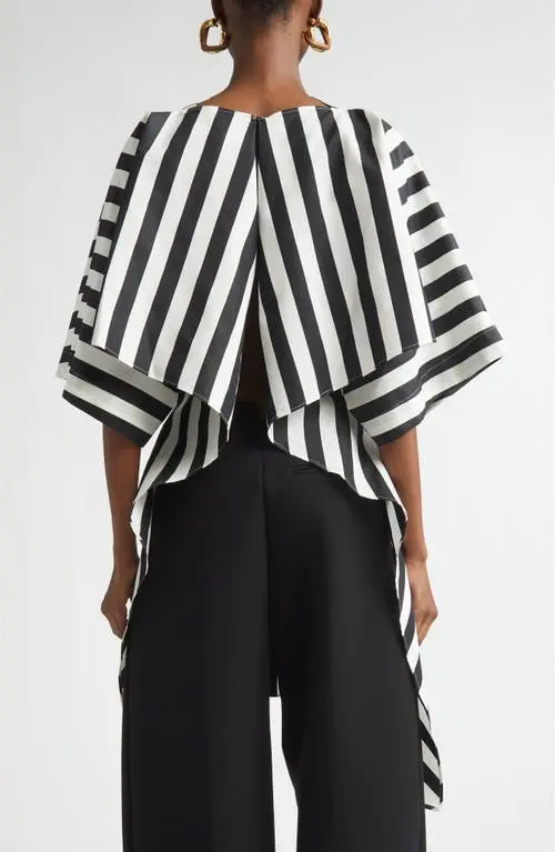 Jacquemus La Tunique Moisson Cotton & Silk Tunic - Jacquard Medium Stripes