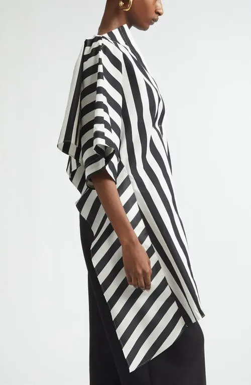 Jacquemus La Tunique Moisson Cotton & Silk Tunic - Jacquard Medium Stripes