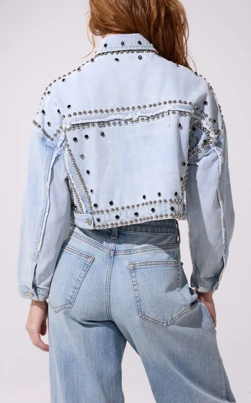 AZALEA WANG Jazella Embellished Jacket