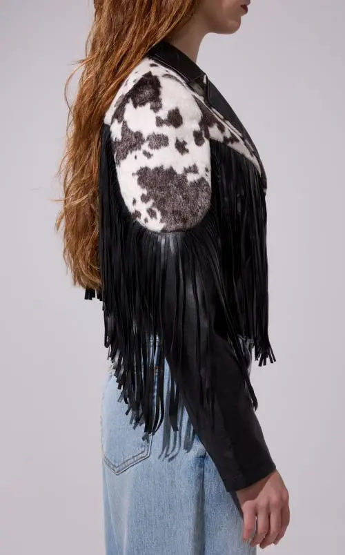 AZALEA WANG Olandria Fringe Jacket