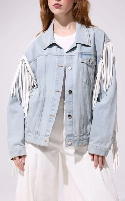 AZALEA WANG Arla Fringe Jacket