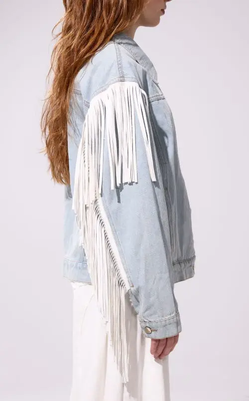 AZALEA WANG Arla Fringe Jacket
