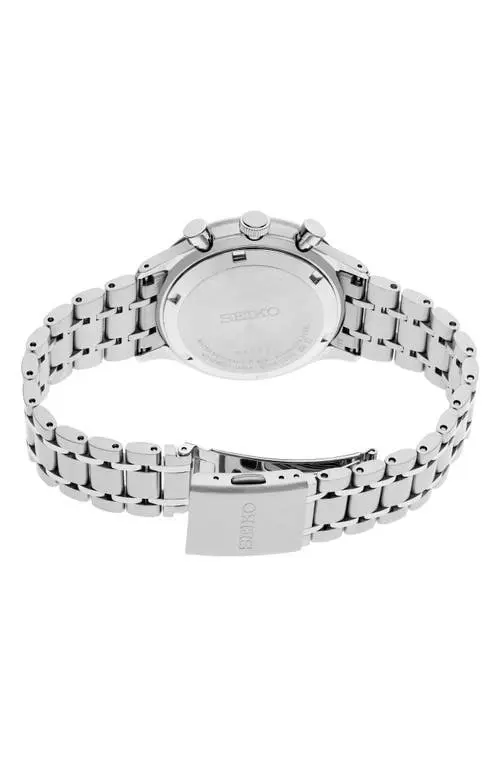 SEIKO WATCHES Essentials Chronograph Bracelet Watch - Black